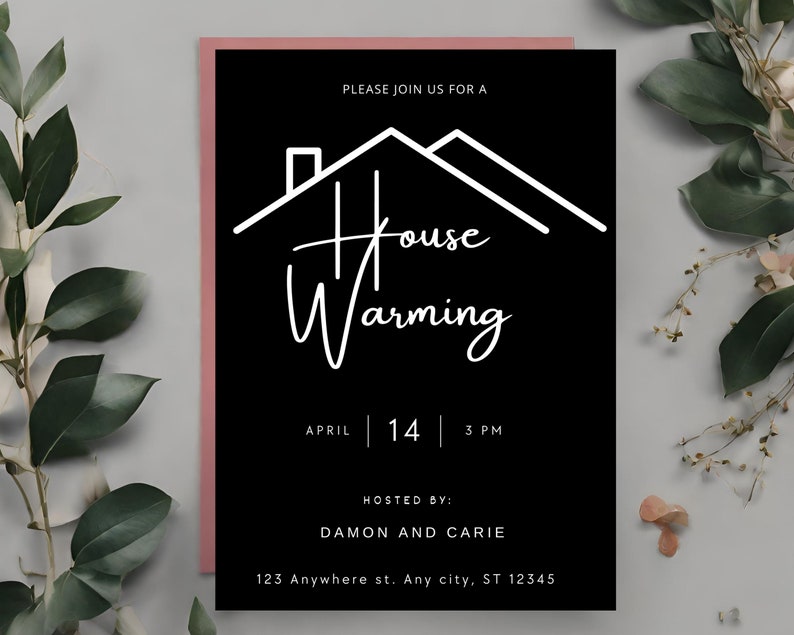 Editable House Warming Invitation House Warming Party - Etsy