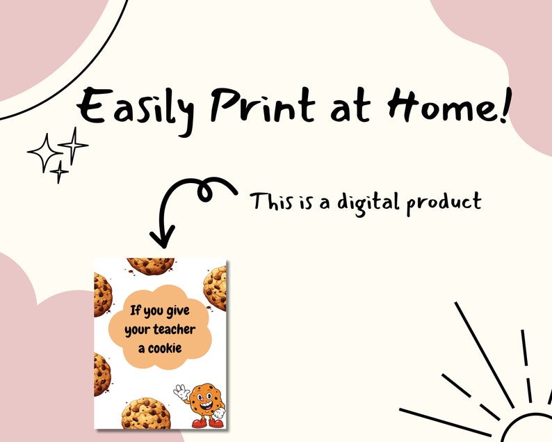 If You Give Your Teacher a Cookie, Teacher Appreciation Gift End of ...