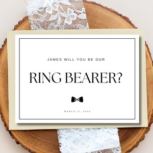 Canva Ring Bearer Proposal Card Template, Will You Be Our Ring Bearer ...