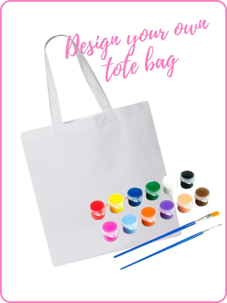 DIY: Paint Your Own Tote Bag Kit - Etsy