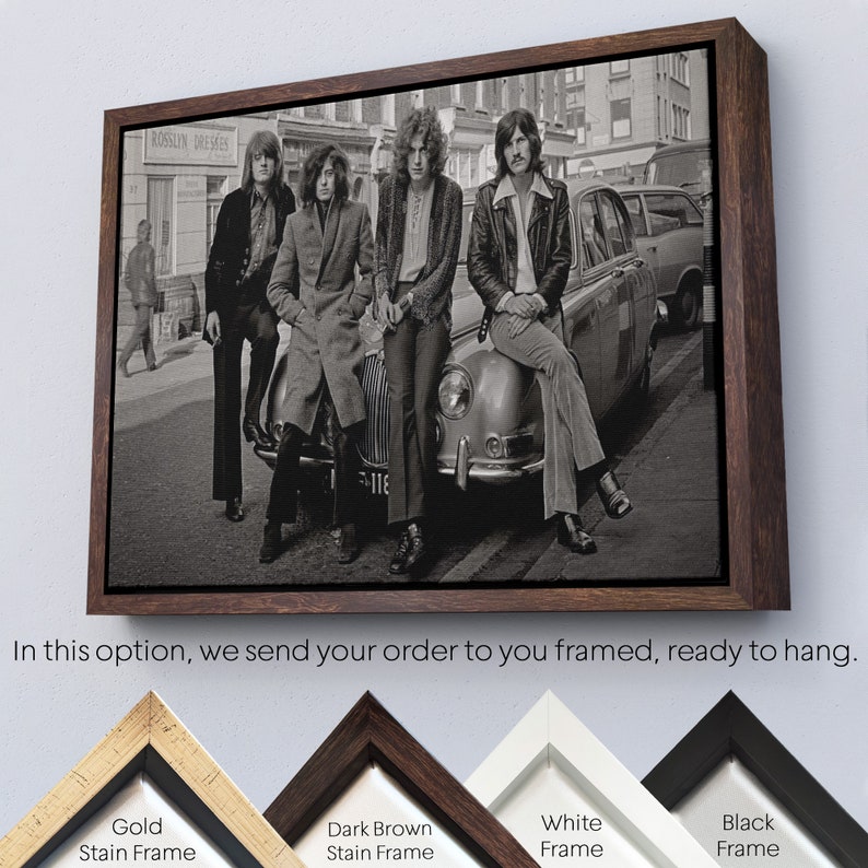 Led Zeppelin Print, John Bonham, Hard Rock, Heavy Metal Poster,black and White Led Zeppelin ...