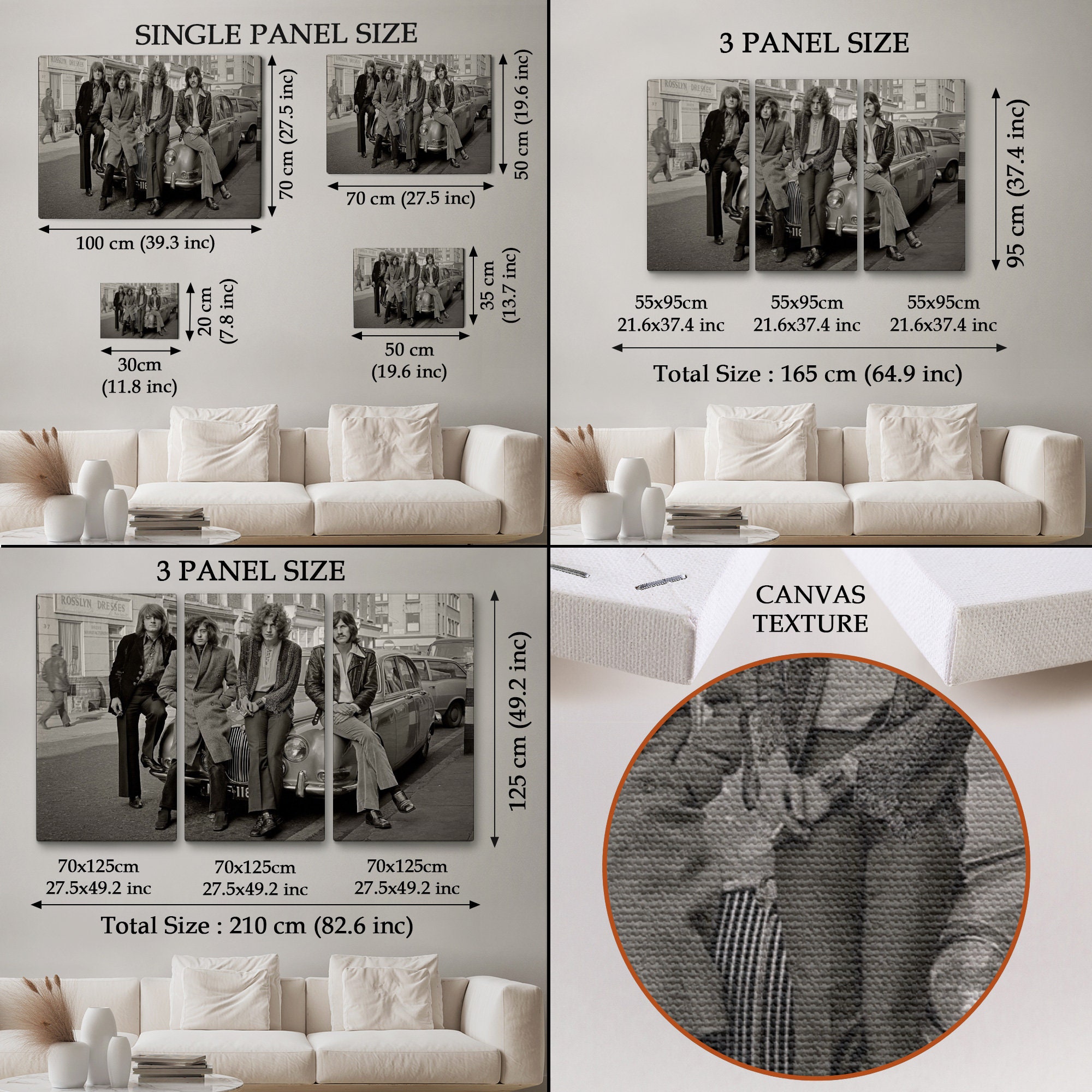 Led Zeppelin Print, John Bonham, Hard Rock, Heavy Metal Poster,black and White Led Zeppelin ...