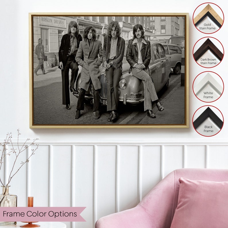 Led Zeppelin Print, John Bonham, Hard Rock, Heavy Metal Poster,black and White Led Zeppelin ...