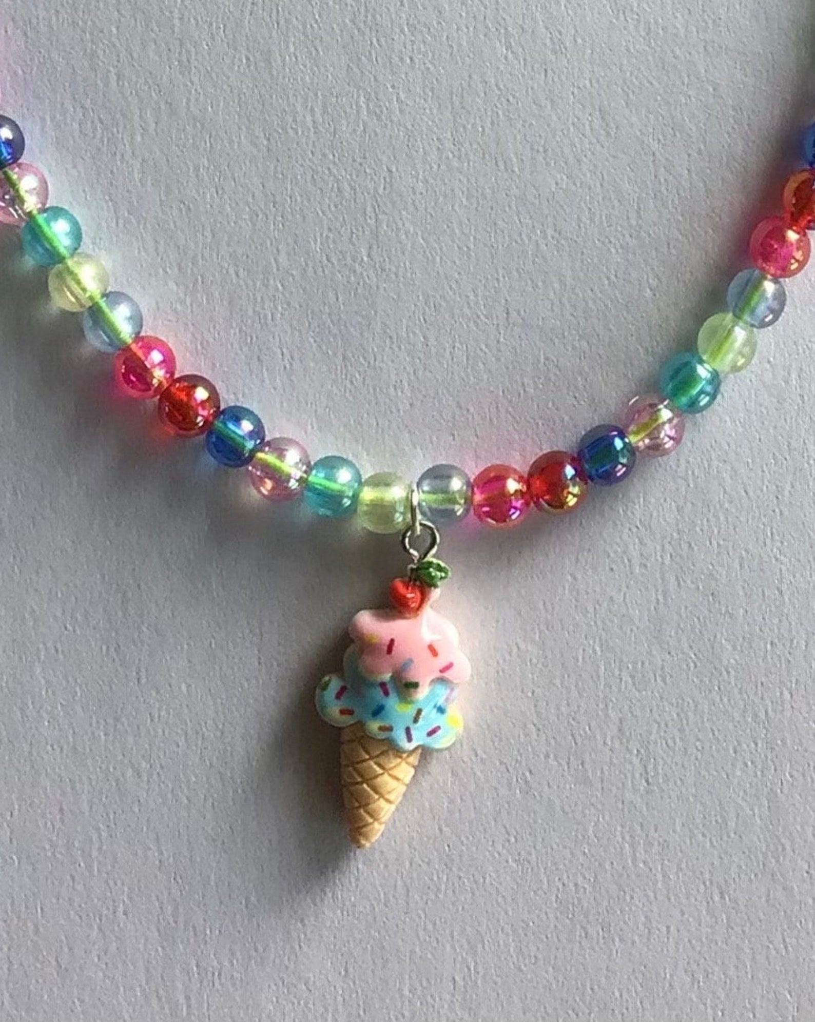 Kids, Ice Cream Cone, Make It Yourself, Jewelry Kit - Etsy