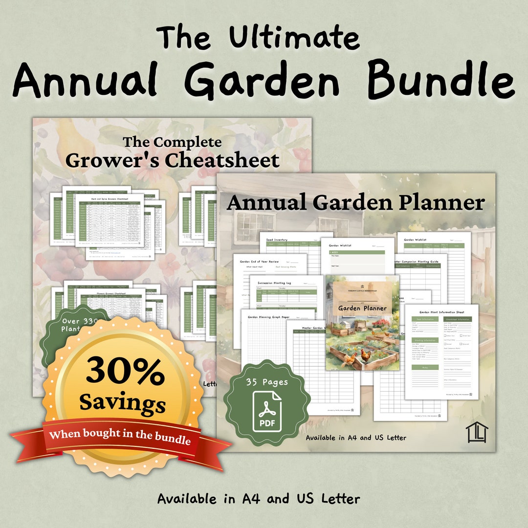 Gardening Planner, DIY Gardening, Garden Tools, Garden Calendar, Garden ...