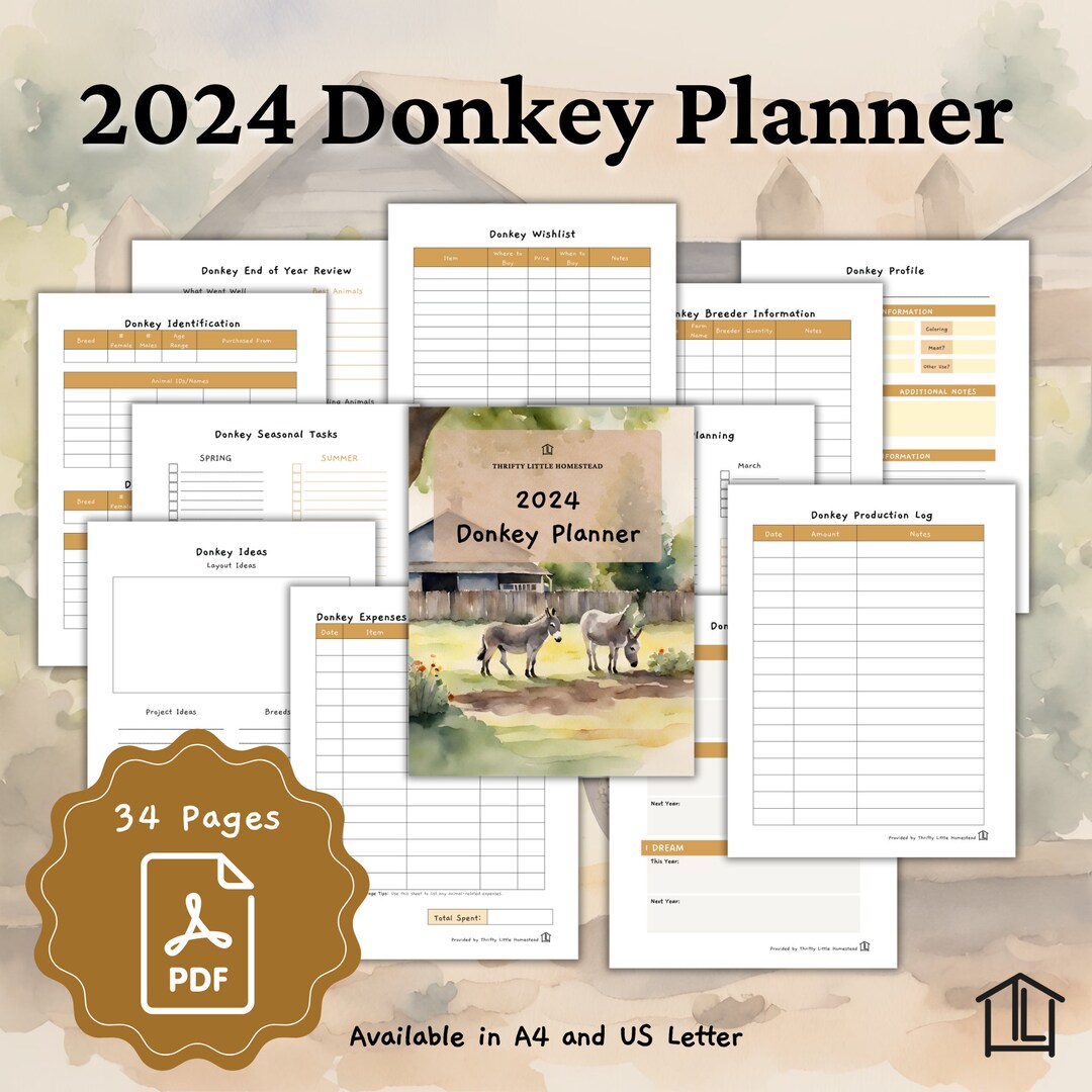 Donkey Records, Homestead Planner, Farm Planner, Homesteading Tools ...
