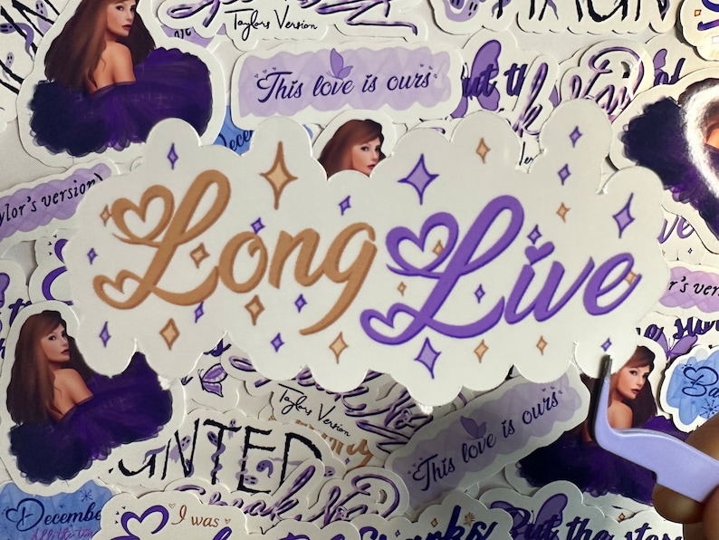 Speak Now Taylors Version Taylor Swift Sticker Pack Water Resistant - Etsy