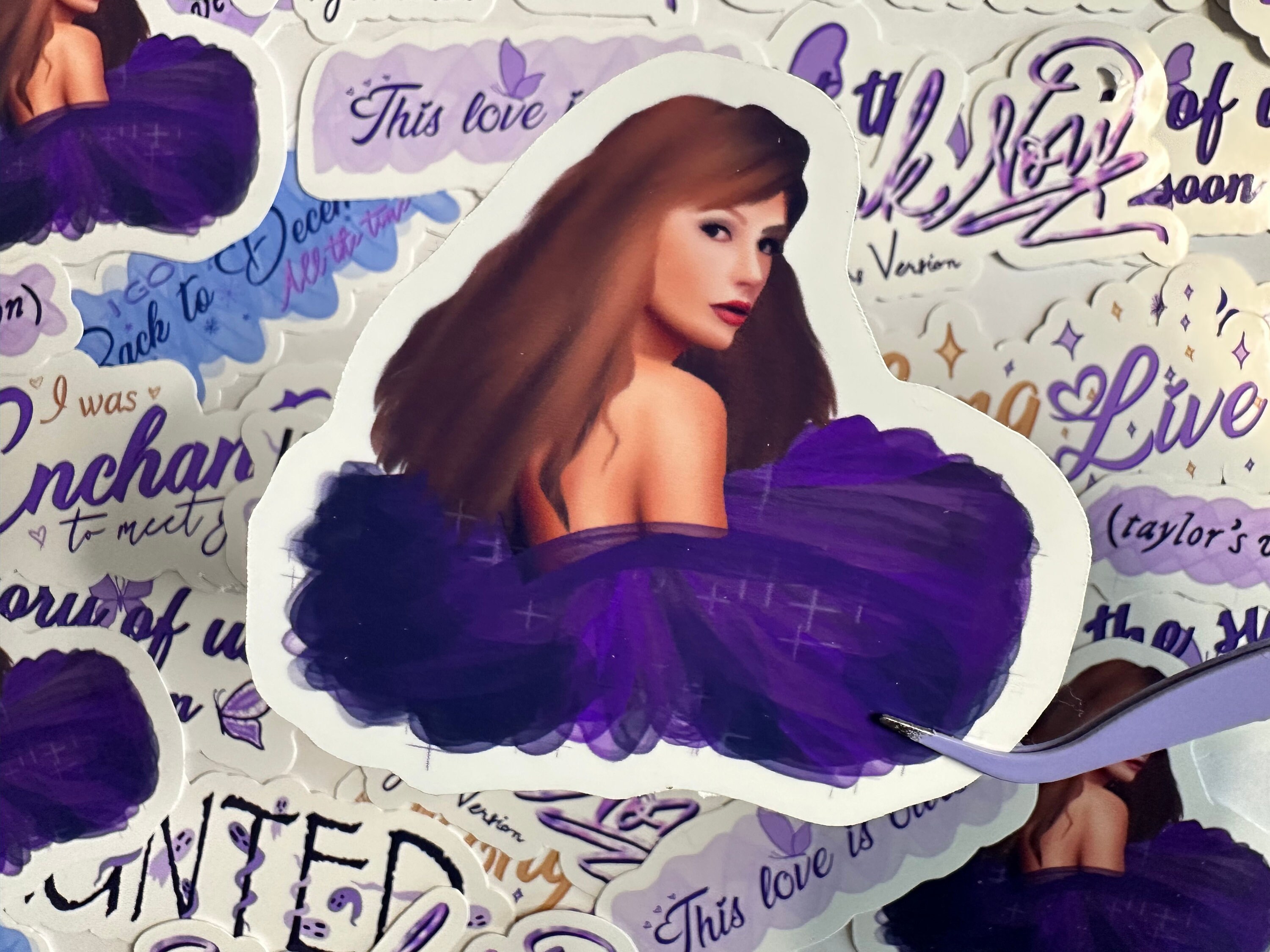 Speak Now Taylors Version Taylor Swift Sticker Pack Water Resistant - Etsy