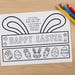 Happy Easter Bunny Hat Printable Craft – DIY Coloring Activity for Kids ...