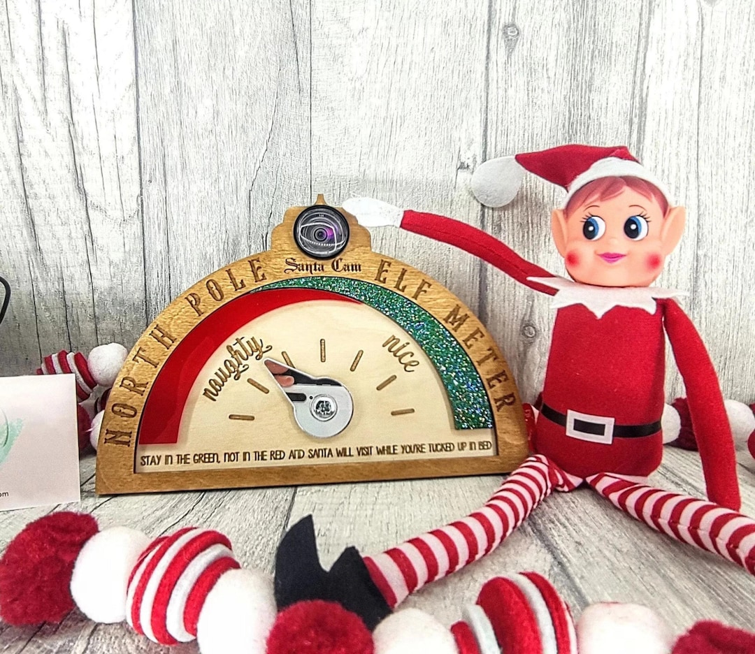 Santa's Naughty or Nice North Pole Elf Meter - Etsy UK