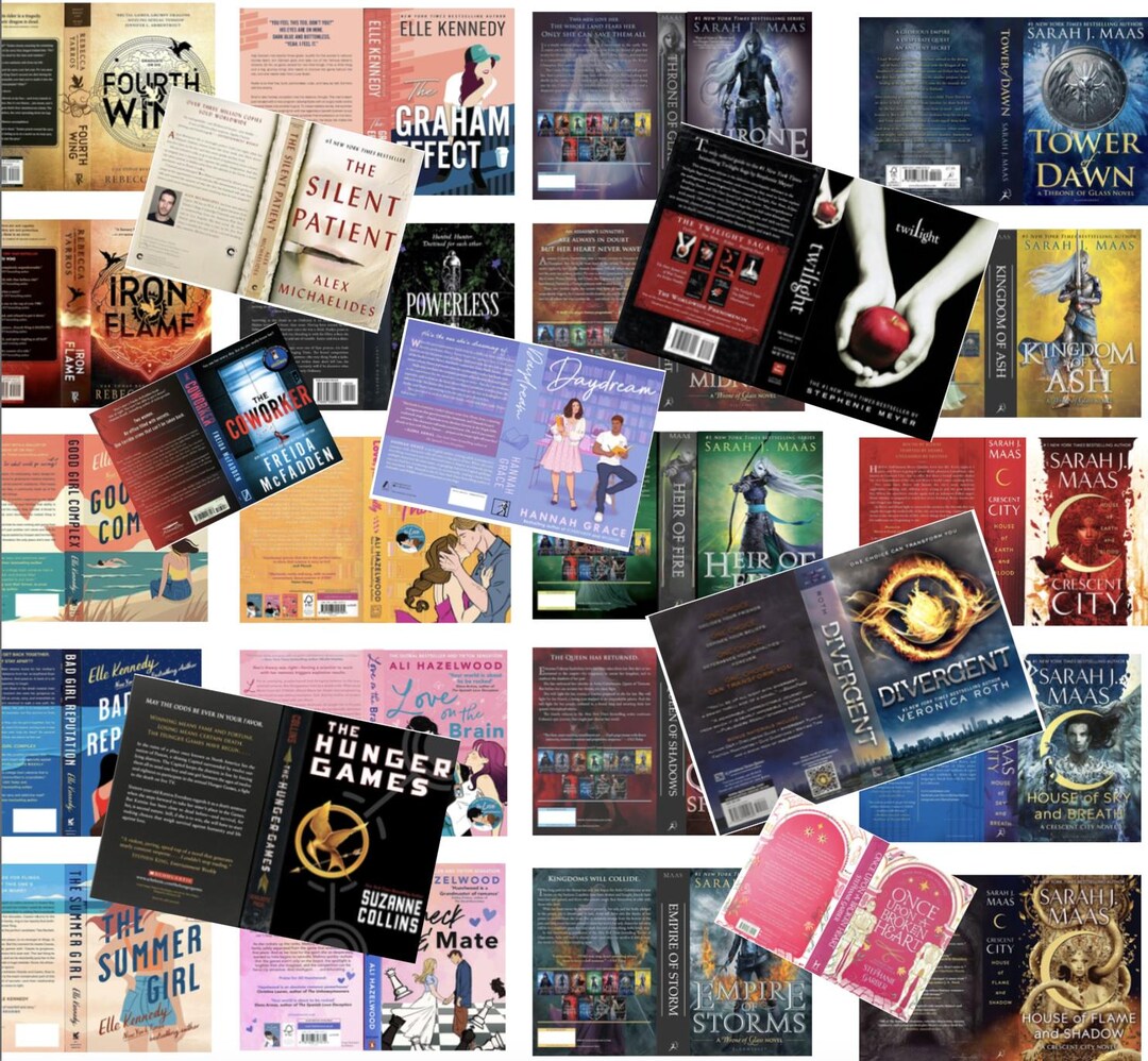 120 Printable Miniature Book Covers - Etsy