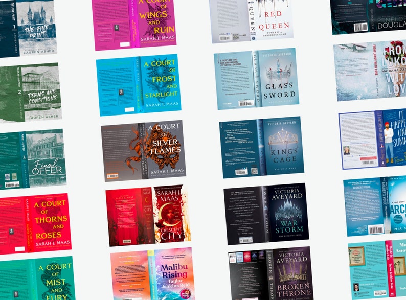 60 Booktok Miniature Printable Book Covers - Etsy