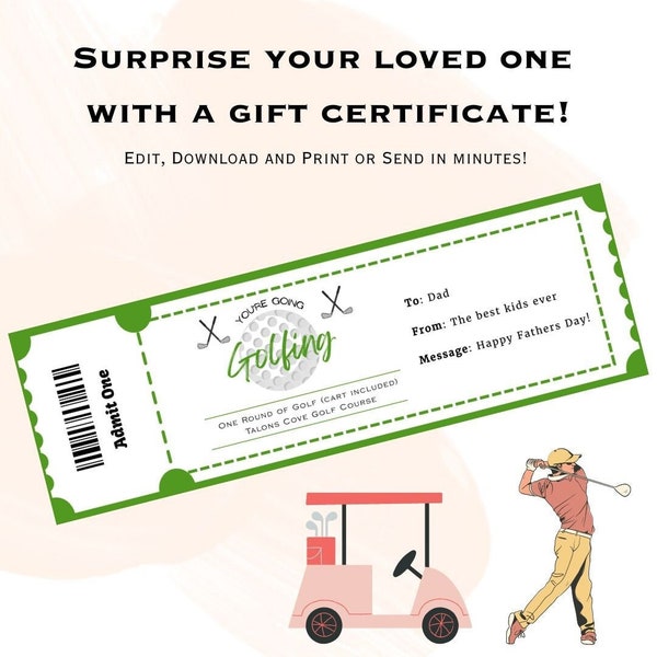 Golf Gift Voucher Template - 60+ Gift Ideas for 2023