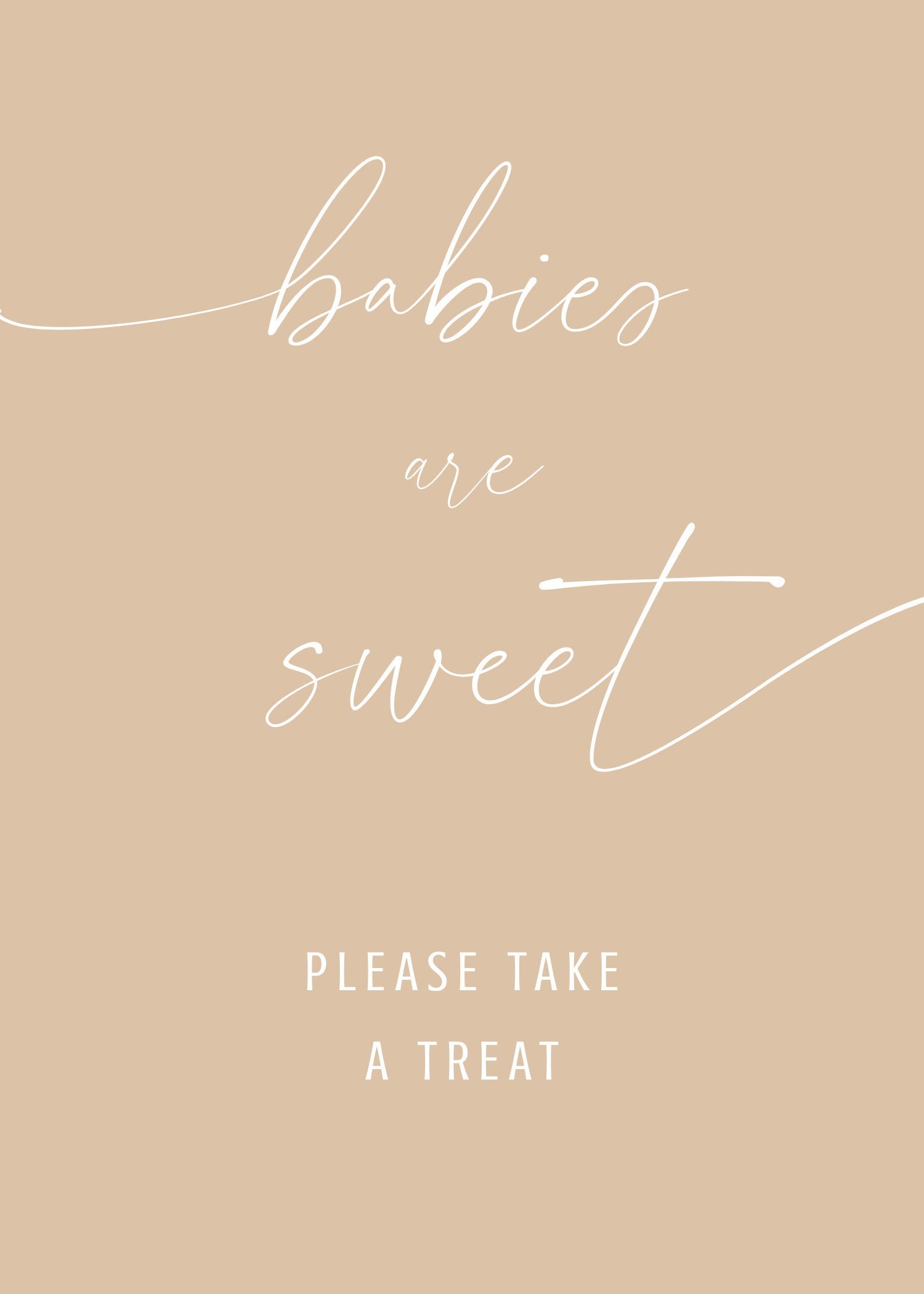 Editable Babies Are Sweet Neutral Baby Shower/gender Reveal - Etsy