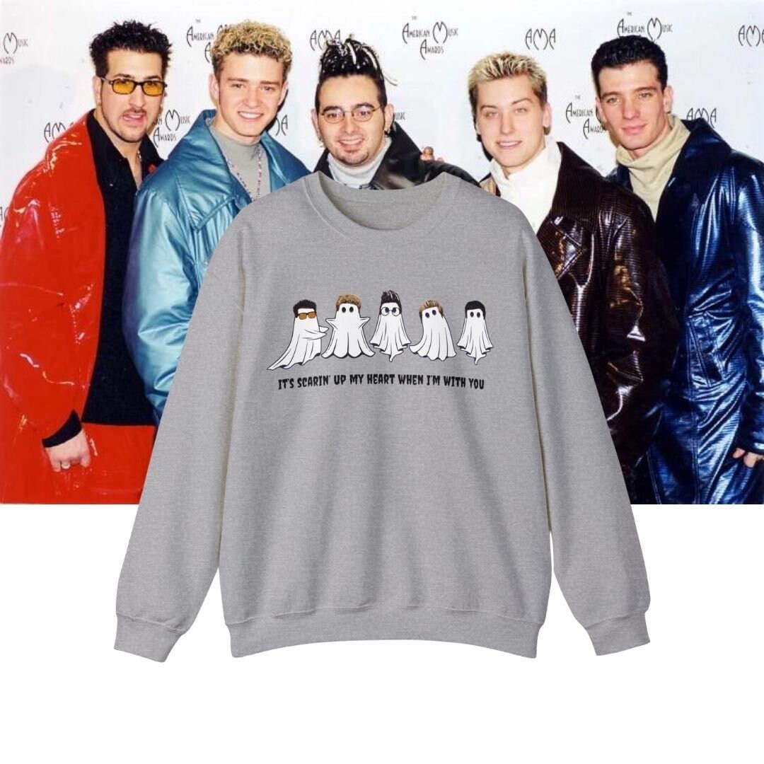 NSYNC Halloween Crewneck Sweatshirt - NSYNC Shirt - NSYNC - Etsy