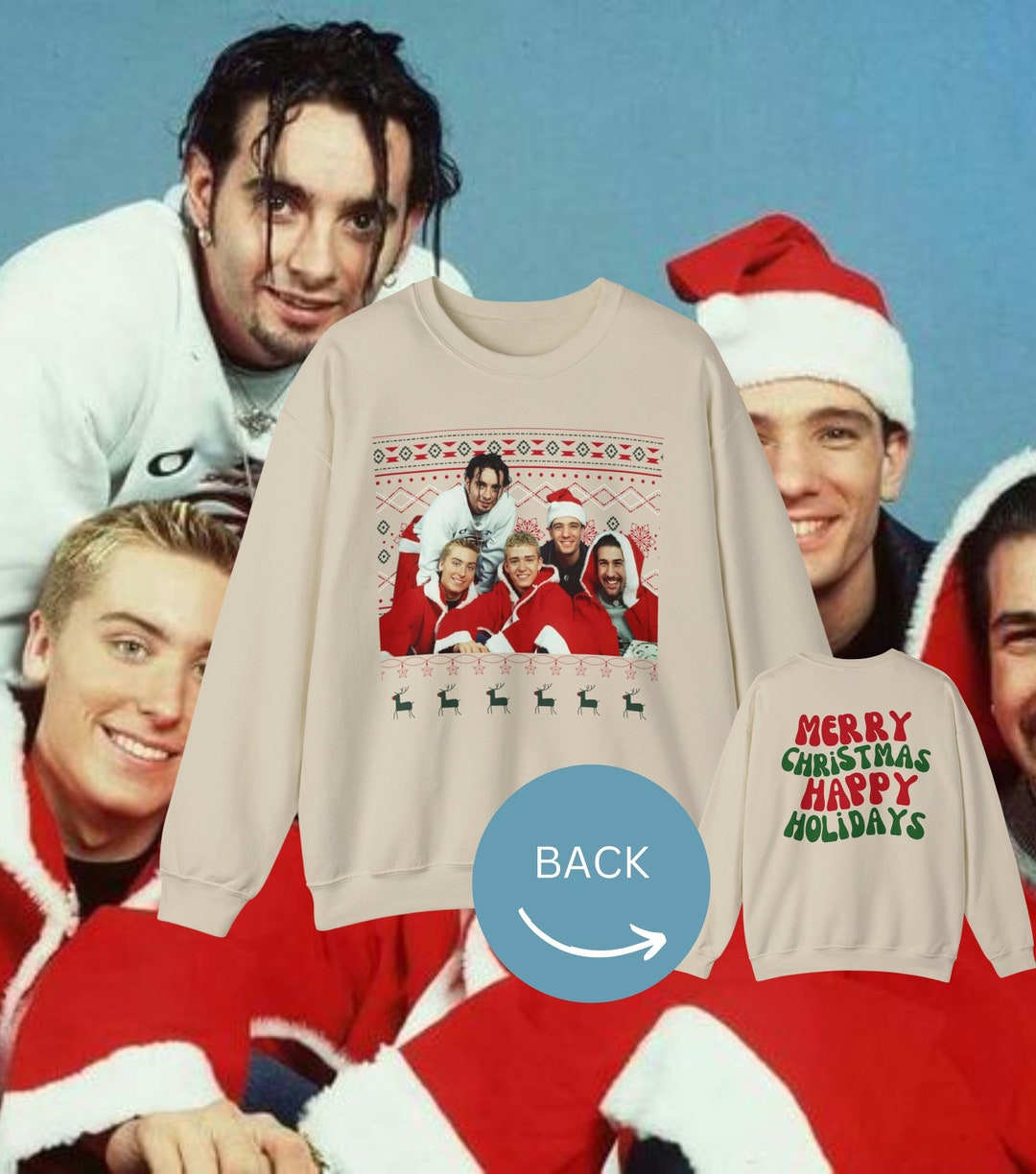 NSYNC Christmas Sweatshirt - Nsync Shirt - Nsync Christmas Shirt - Etsy