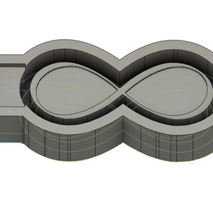 Infinity Symbol Blank for Molding 3D Printer File STL. - Etsy