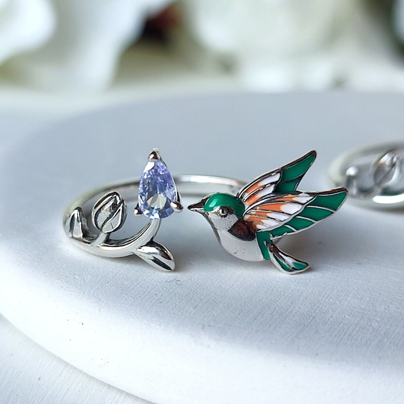 Bird Engagement Ring - Etsy