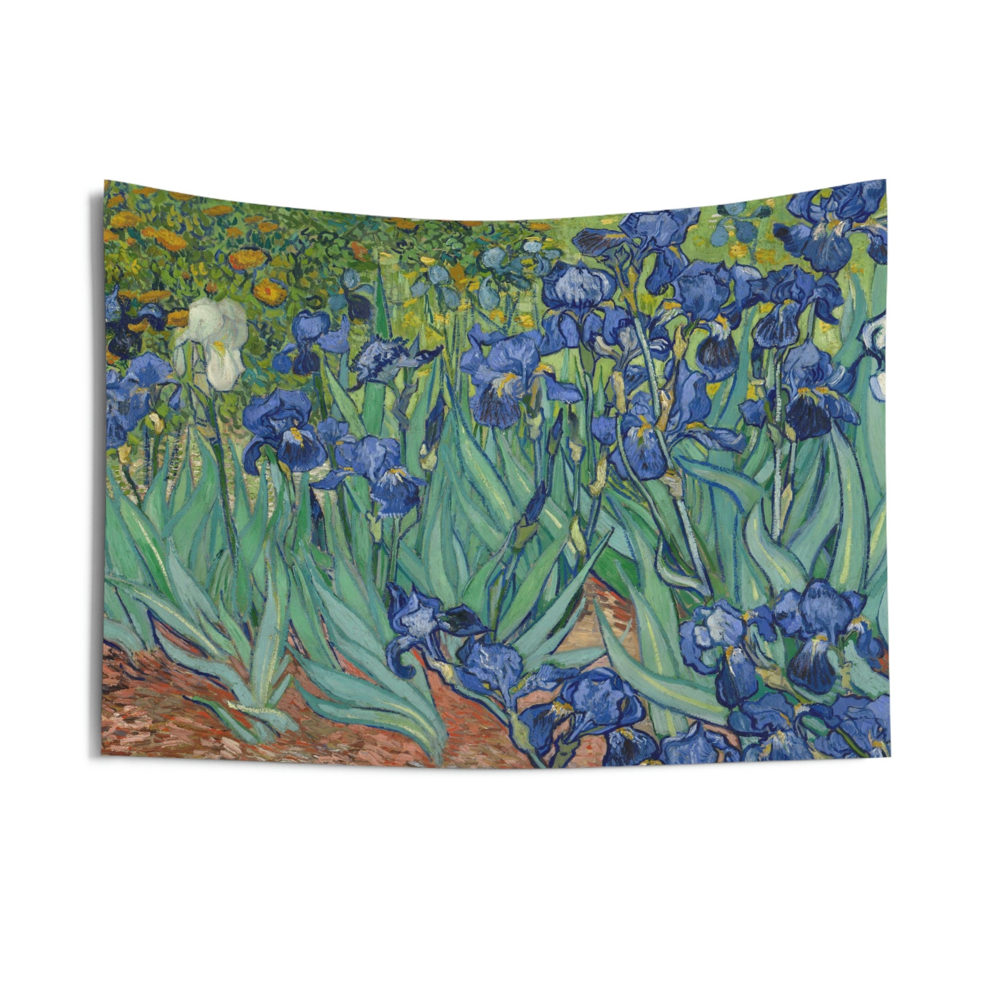 36x26 Van Gogh Iris Indoor Wall Tapestry - Etsy