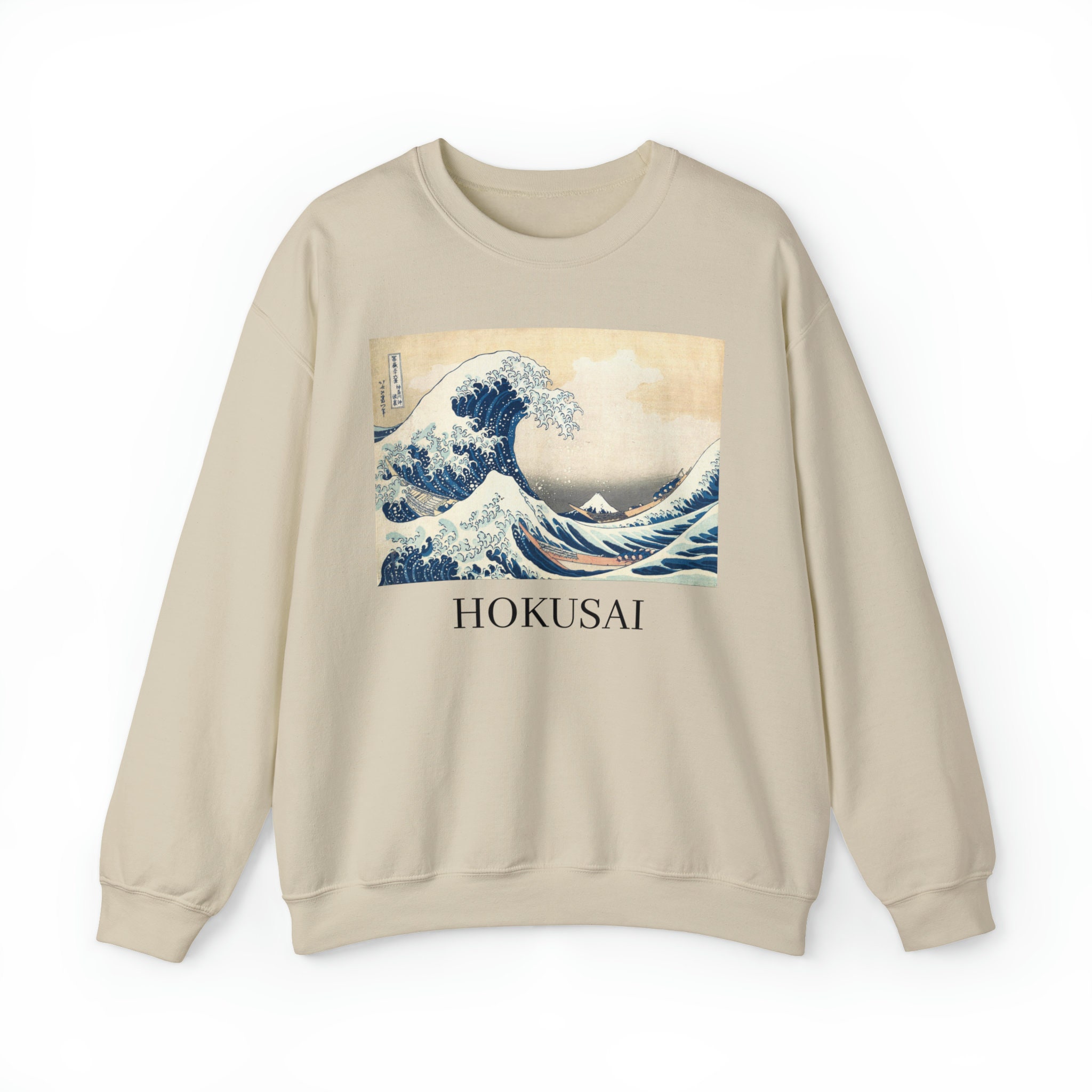 Hokusai's the Great Wave Sweatshirt - Etsy
