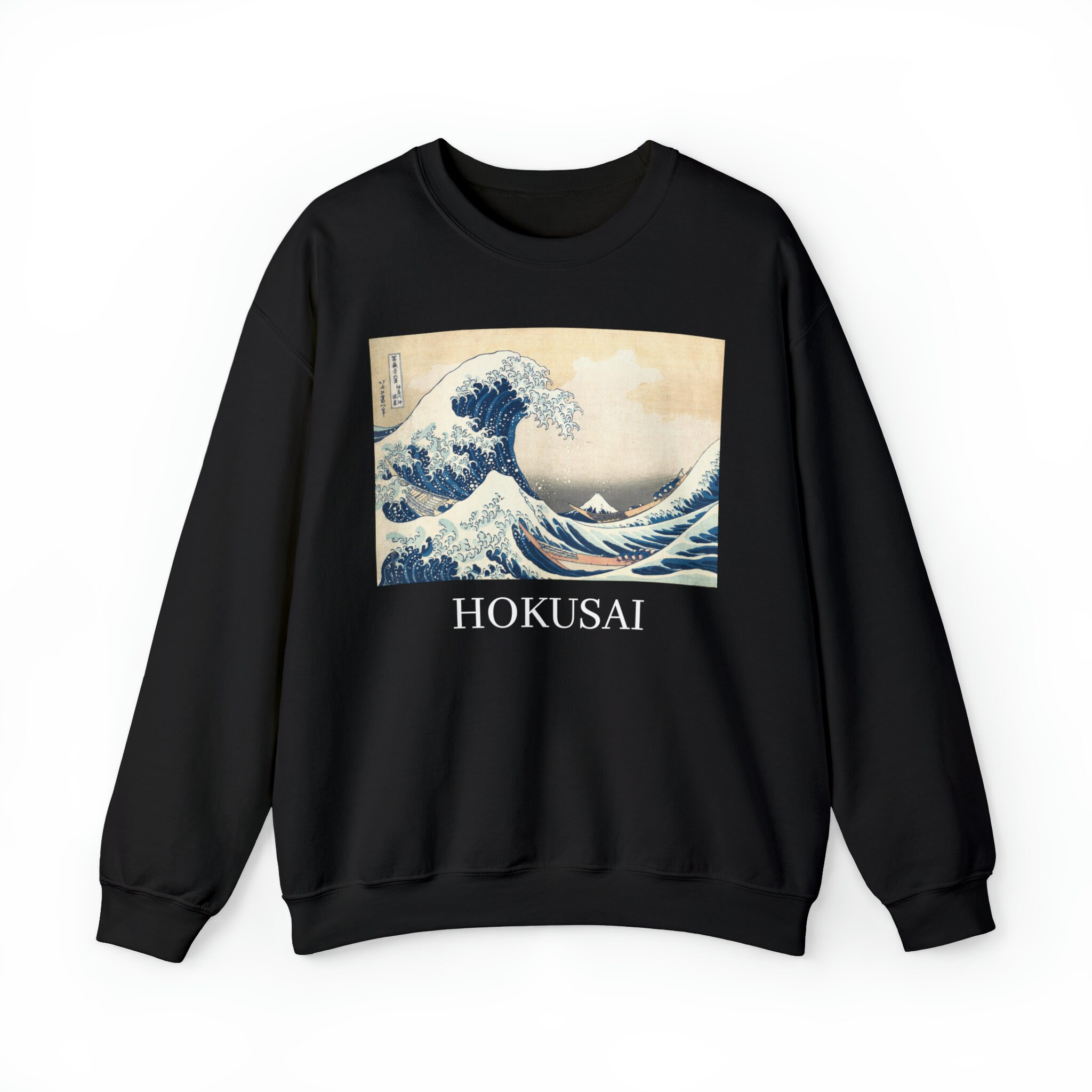 Hokusai's the Great Wave Sweatshirt - Etsy