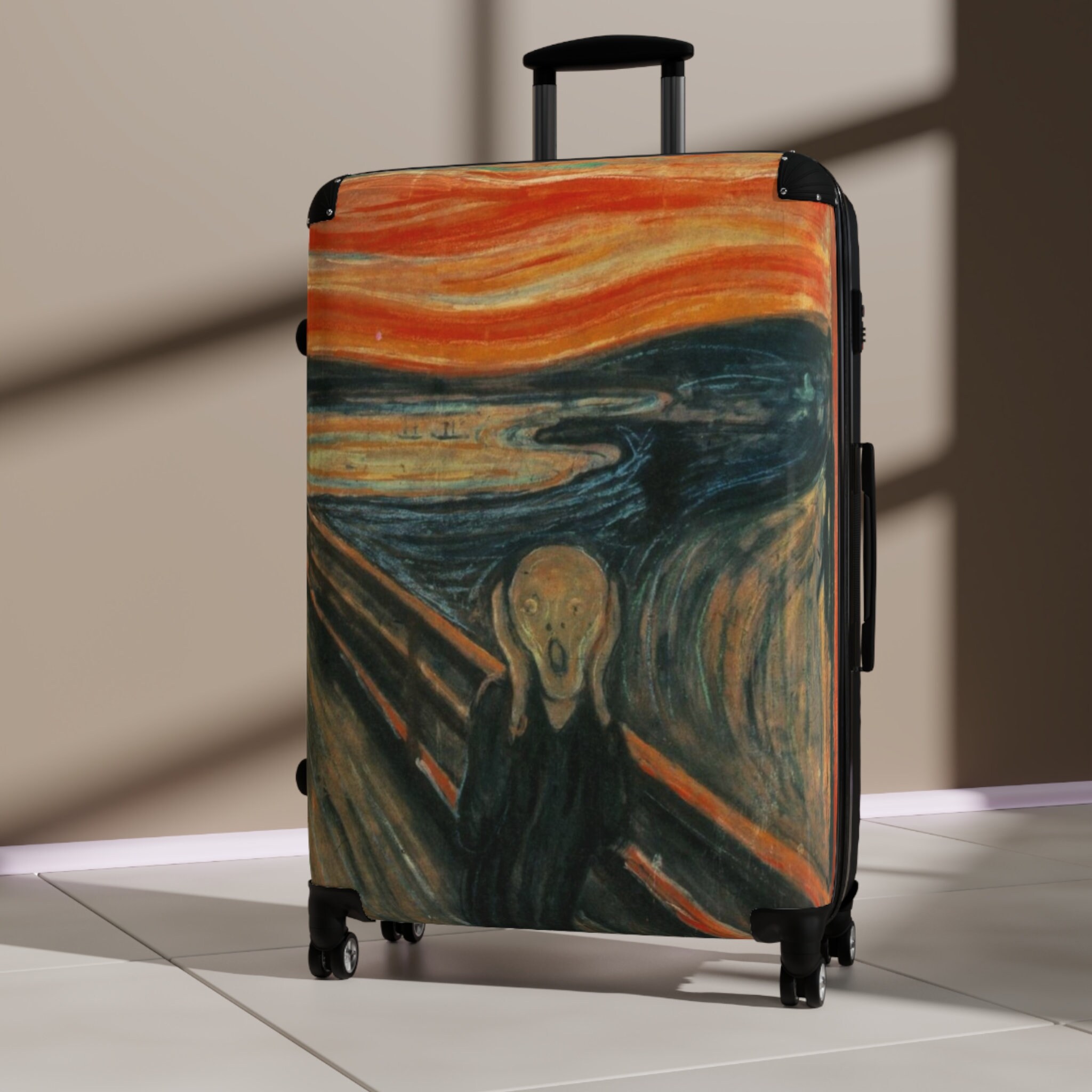 The Scream Suitcase the Ultimate Artistic Travel Companion - Etsy