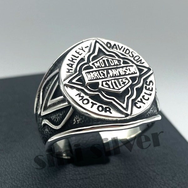 Harley Davidson Ring - Etsy