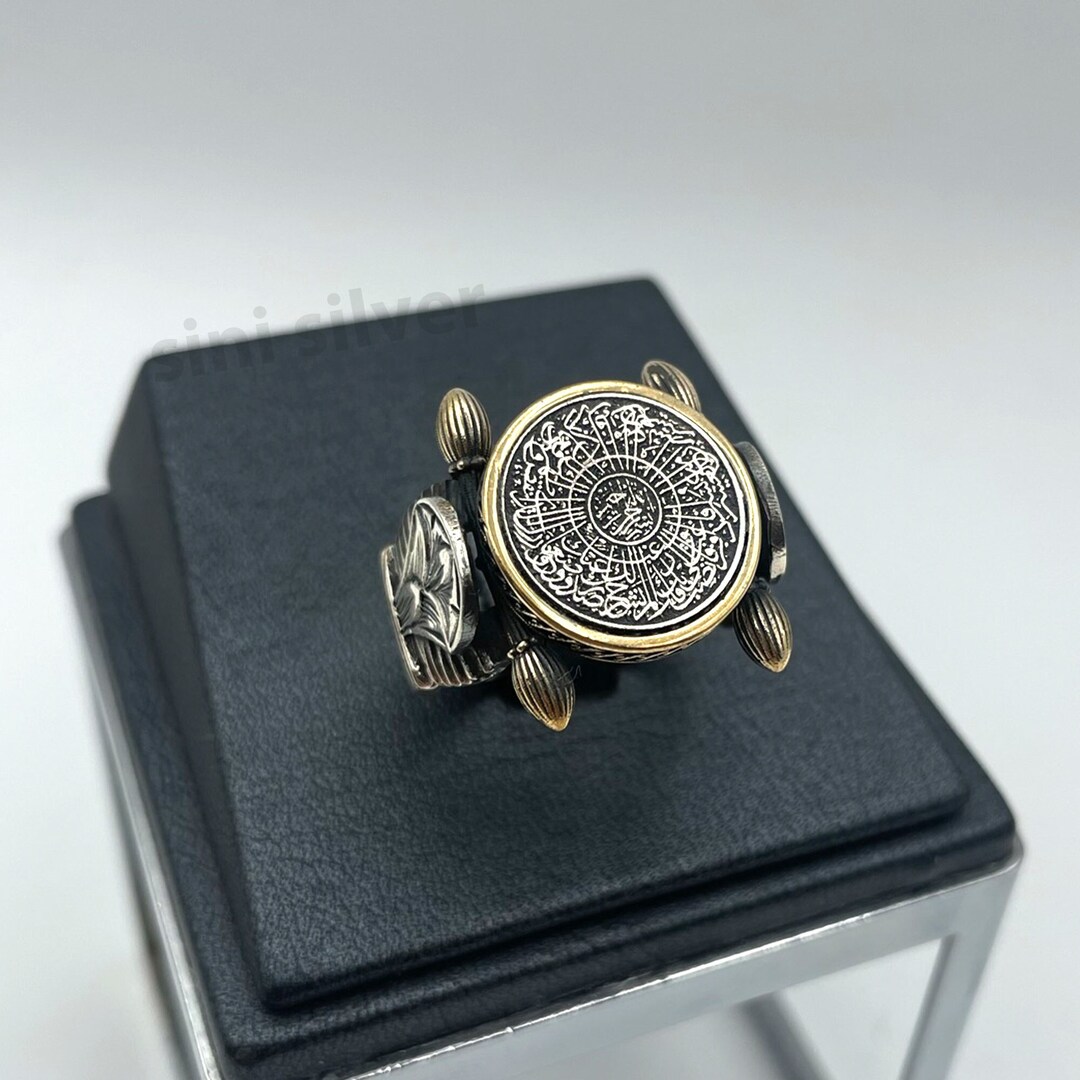 925 Sterling Silver Islamic Men's Ring Muslim Rings - Etsy