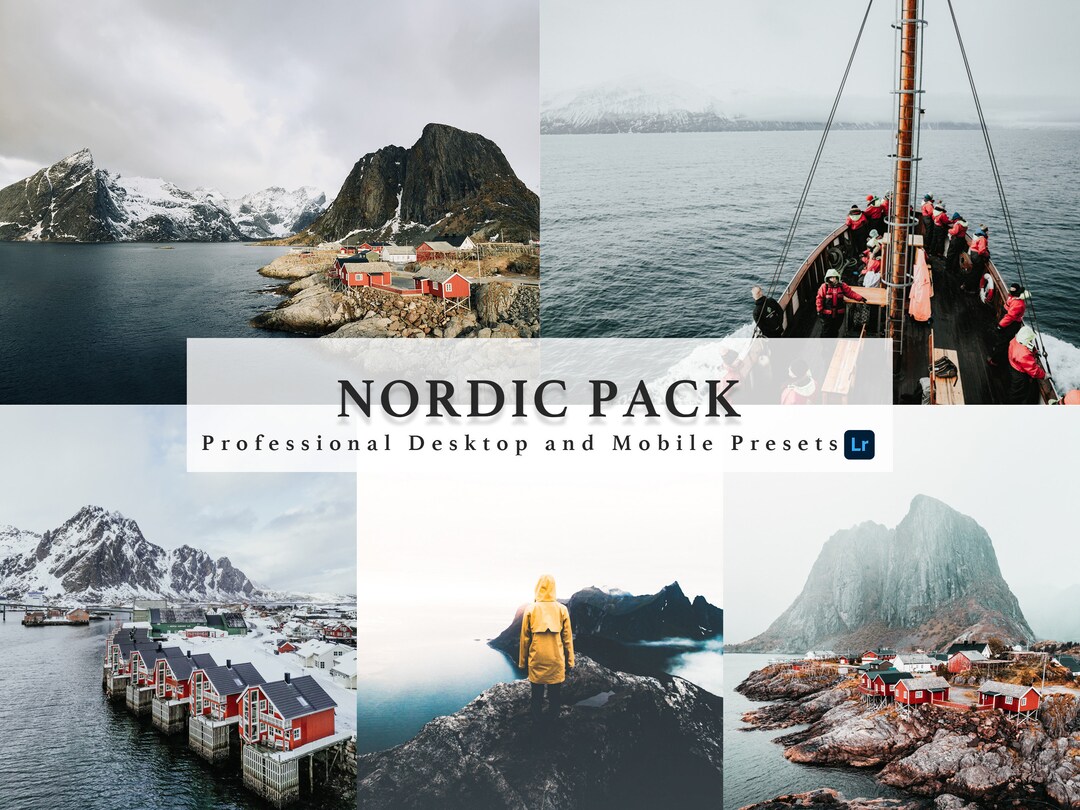 10 NORDIC Lightroom Mobile and Desktop Presets, Travel Presets, Outdoor ...