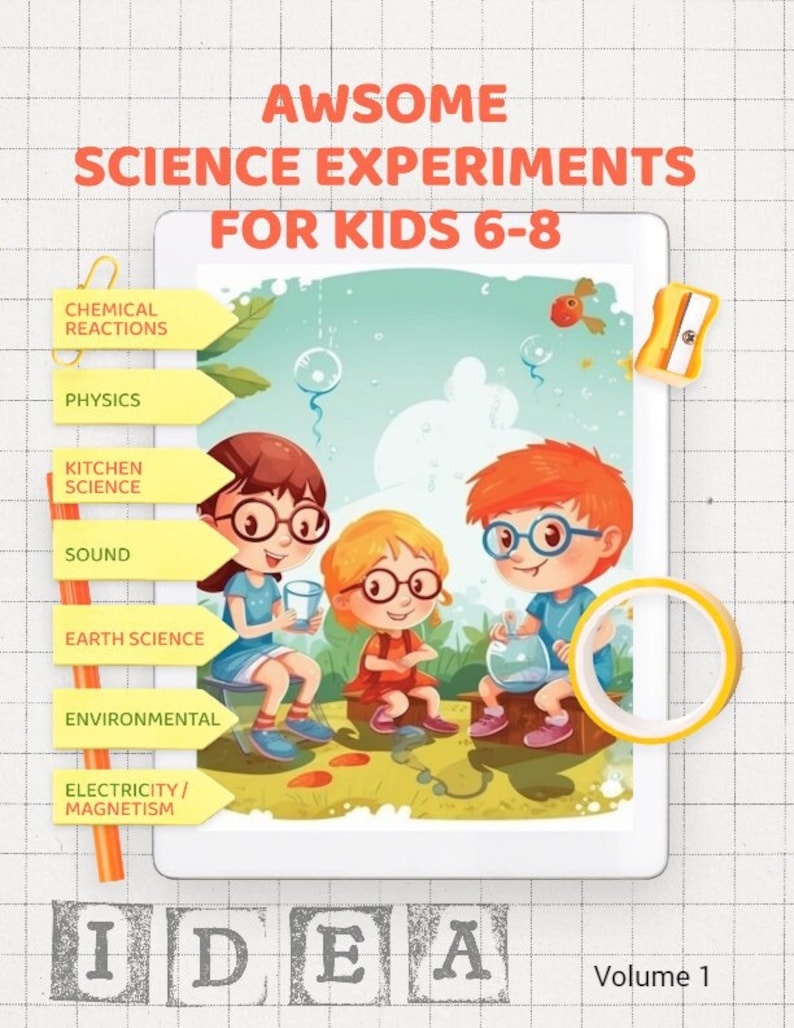 Awesome Science Experiments Kids Summer Activities, Screenless Summer ...