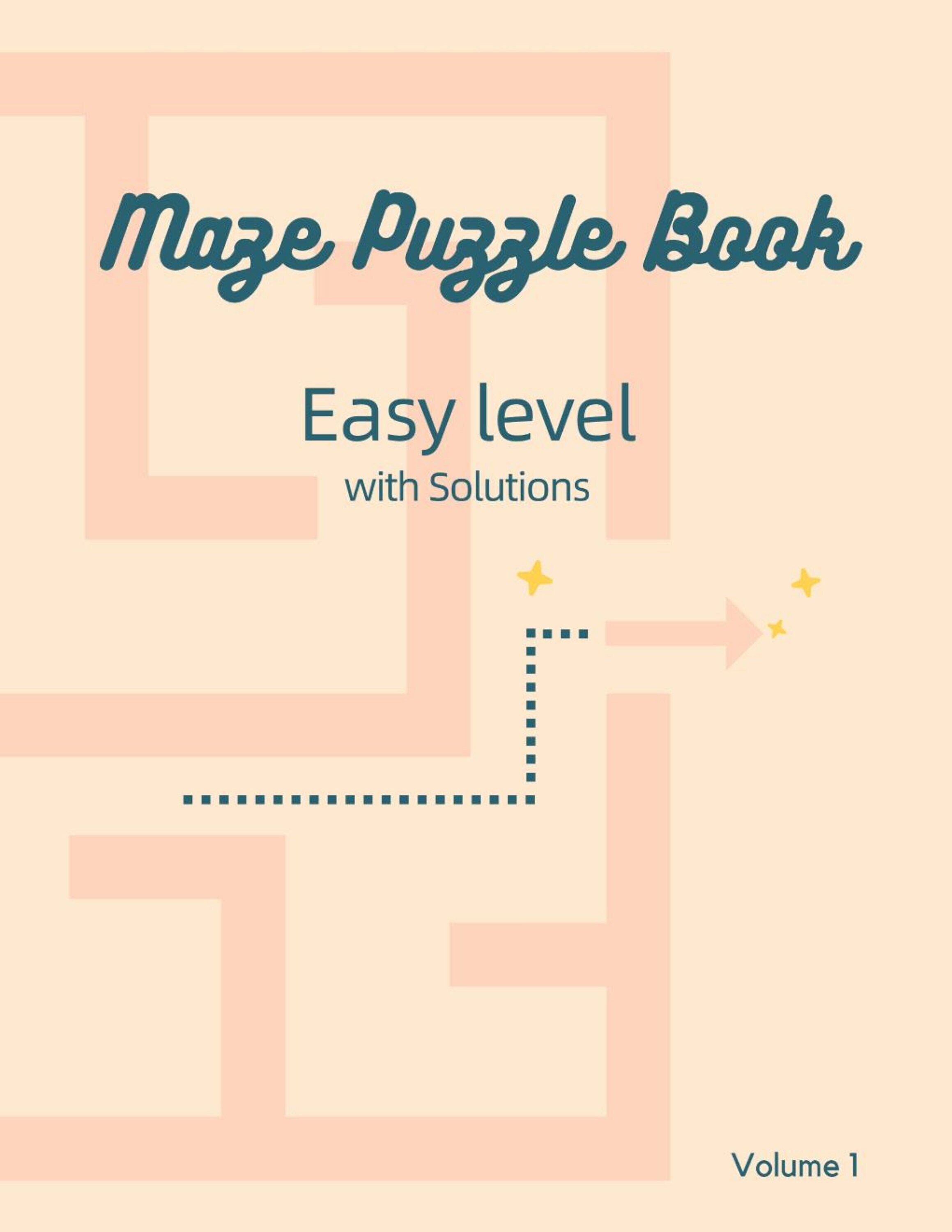 Maze Puzzle Book - Easy, "unplug, Explore, Immerse” Screenless Summer ...