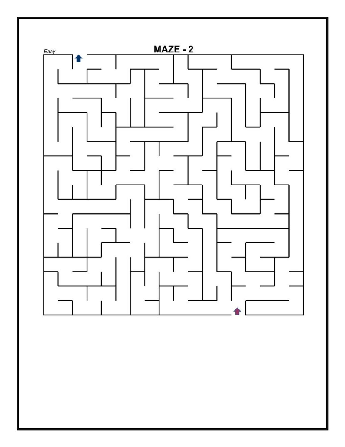 Maze Puzzle Book - Easy, "unplug, Explore, Immerse” Screenless Summer ...