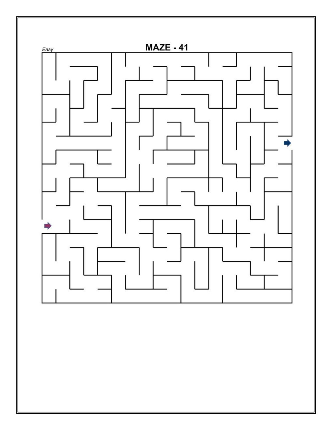 Maze Puzzle Book - Easy, "unplug, Explore, Immerse” Screenless Summer ...