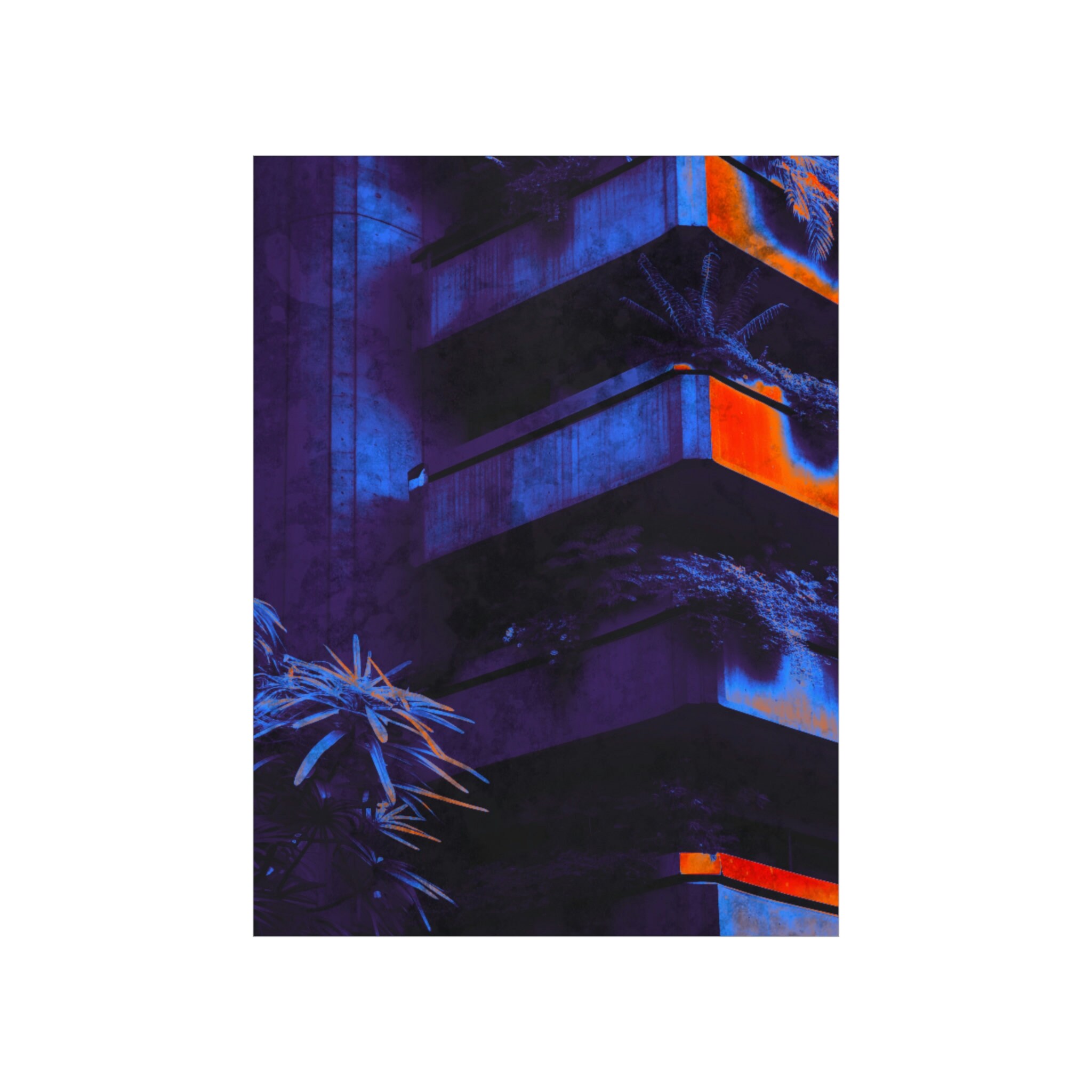 Eco Brutalist Poster - Sustainable, Bold, Geometric, Functional ...