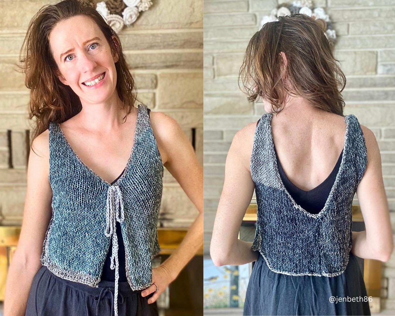 Tessa Top Circular Knitting Machine Pattern PDF, Easy Beginner Sentro ...