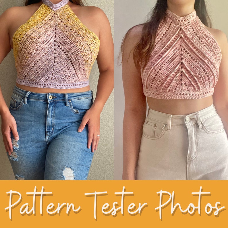 Triangle Tie Tank Crochet Pattern PDF, Island Wrap Top Crochet Pattern ...