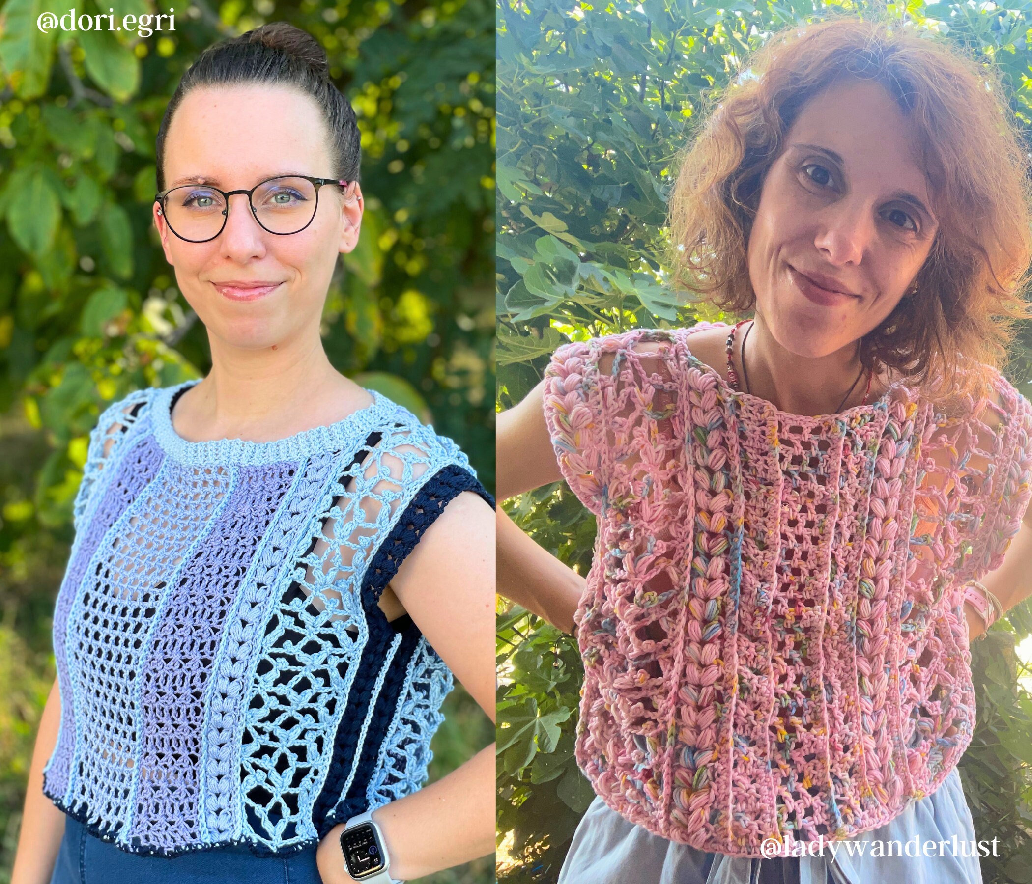 Athena Top Crochet Pattern PDF, Lacy Loose Fall Crochet Crop Top for ...
