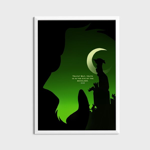 Lion King Scar Poster - Etsy