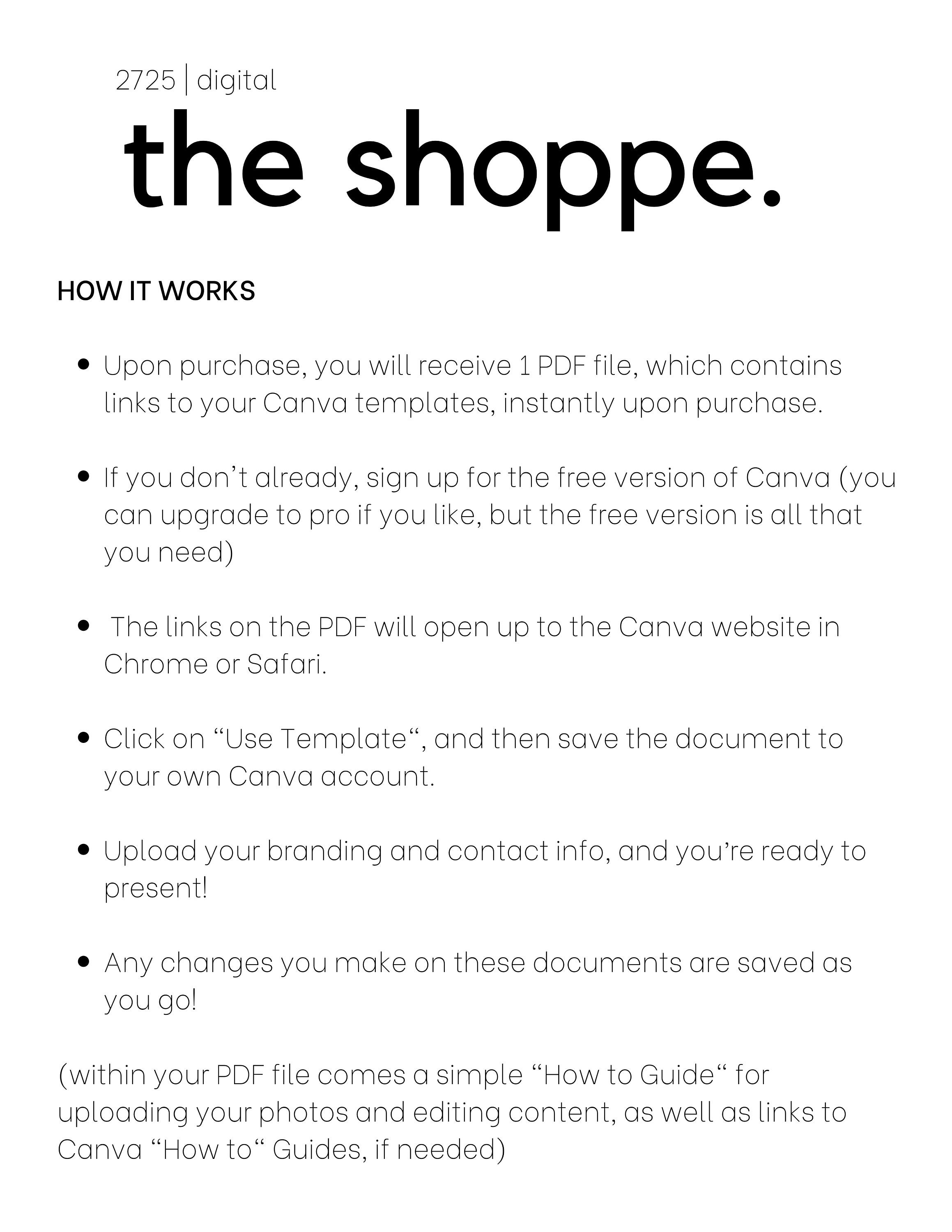 Residence Profile Open House Brochures Real Estate Templates Buyer and ...