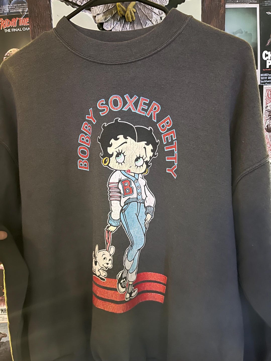 Vintage Betty Boop Bobby-soxer Crewneck Sweatshirt - Etsy