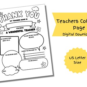 Teacher Appreciation Week Printable, Teacher Appreciation Letter ...