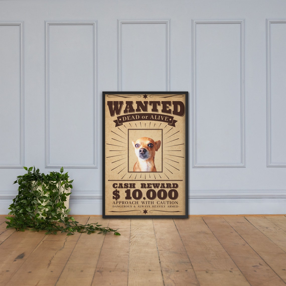 Custom Pet Wanted Poster Dog Dad Gift Birthday Gift Cat - Etsy