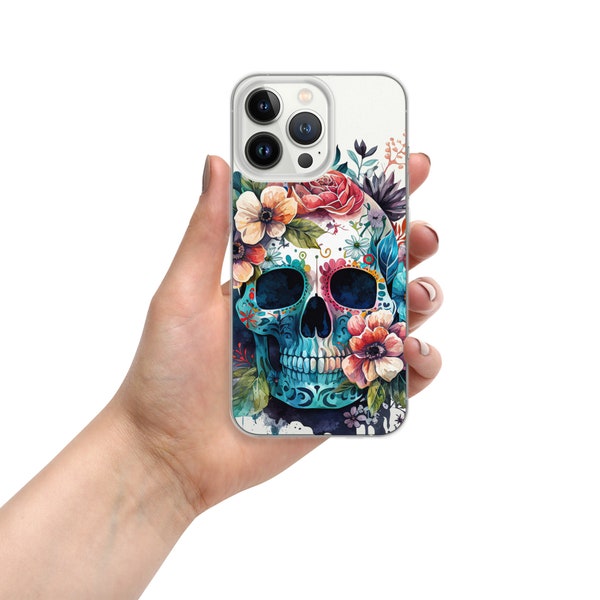 Skull iPhone Case - Etsy