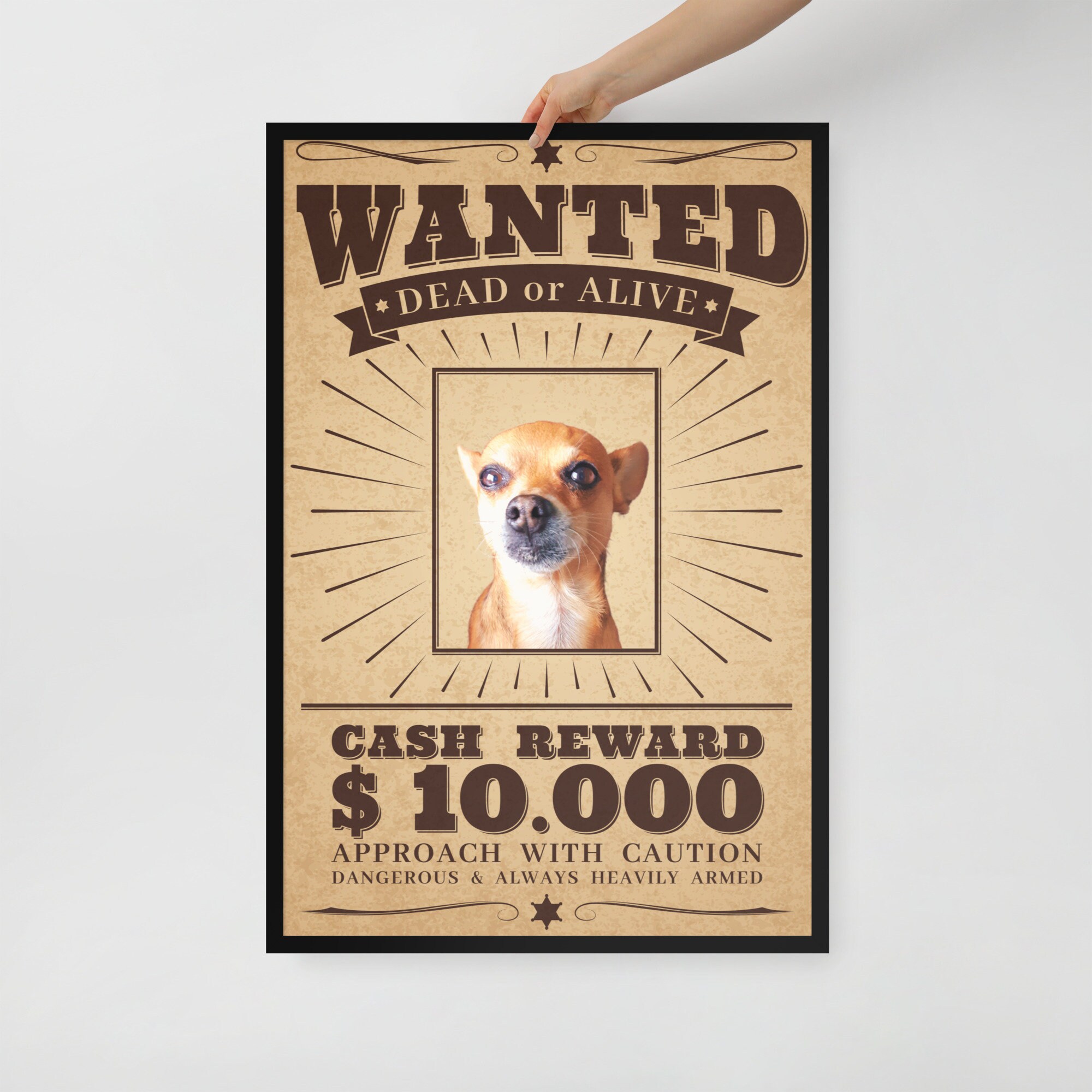 Custom Pet Wanted Poster Dog Dad Gift Birthday Gift Cat - Etsy