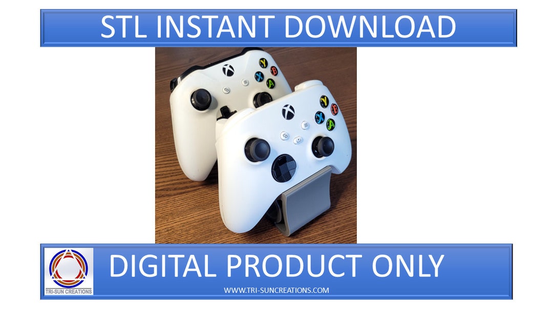 Universal Double Controller Stand STL File - Etsy