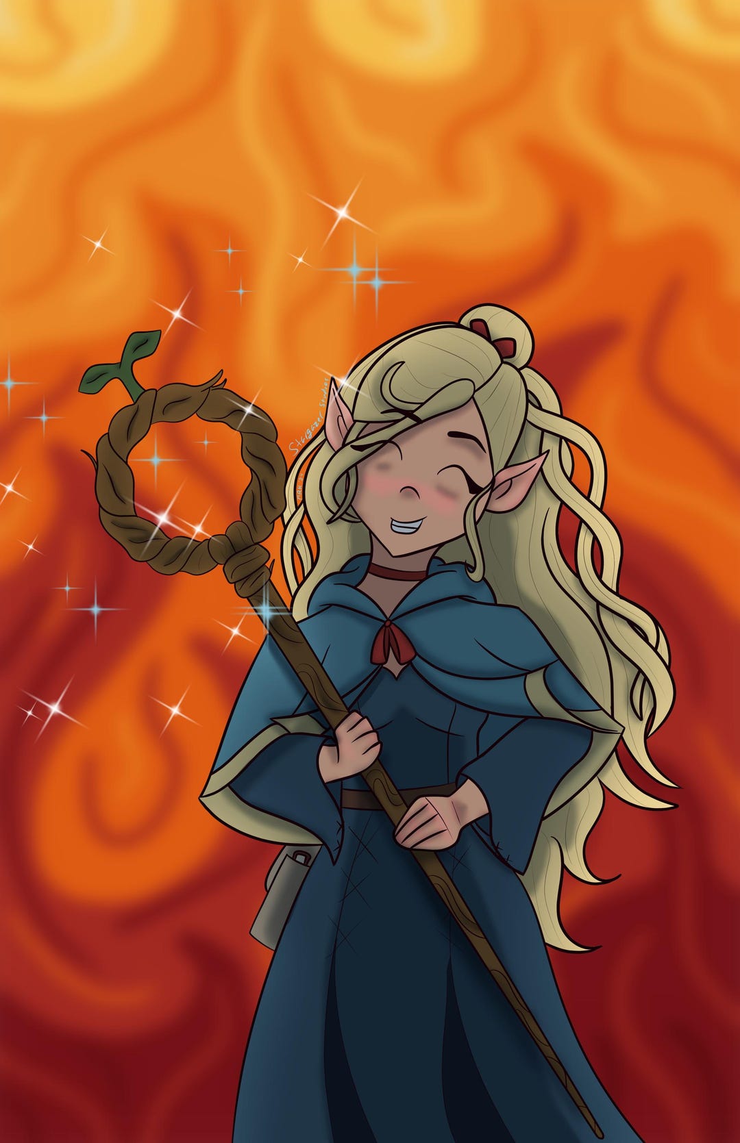 Marcille (dungeon Meshi/ Fanart) - Etsy
