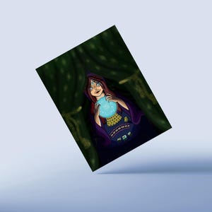The Fortune Teller Print (original Art) - Etsy