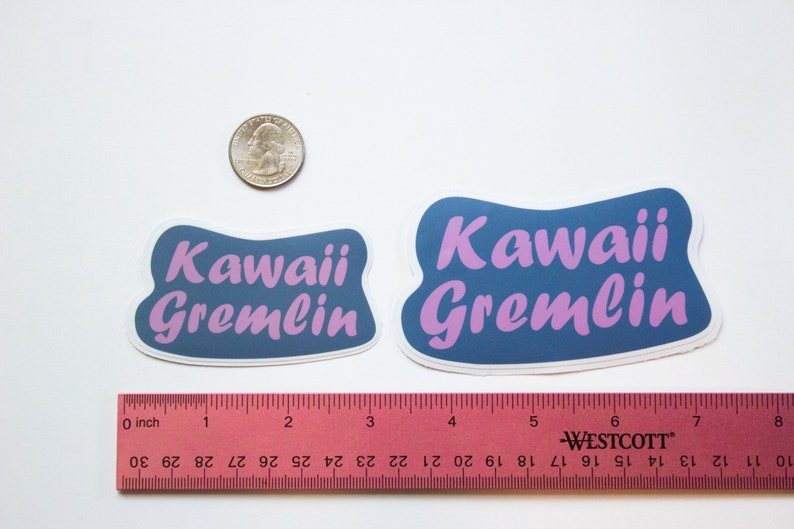 Kawaii Gremlin Vinyl Waterproof Sticker - Etsy