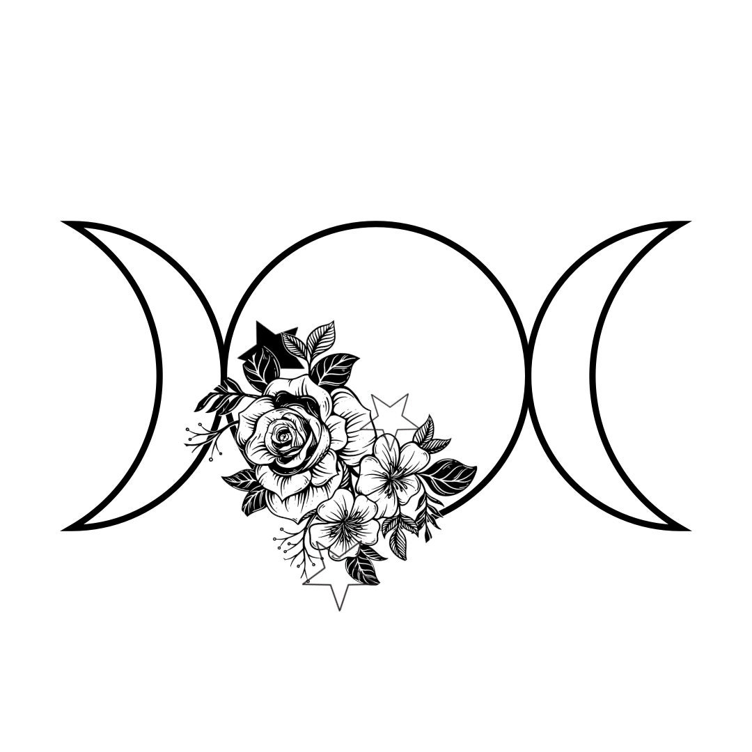 Triple Goddess Moon - Etsy