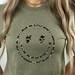 Smiley Face Shirt, Cute Smile Tee, Happy Face Shirt, Lightning Bolt ...